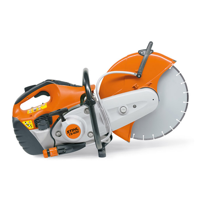 TS 420, STIHL Sekač betona, prečnik 350 mm, rez 125 mm, 66.7cm³, 4.4 ks, 9.6 kg