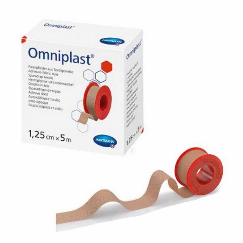 Omniplast flaster 1,25 cm x 5 m