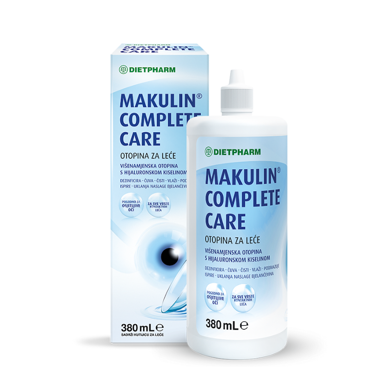 Dietpharm Makulin complete care rastvor za sočiva 380ml