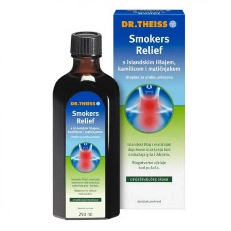 Smokers Relief sirup Dr. Theiss 250ml