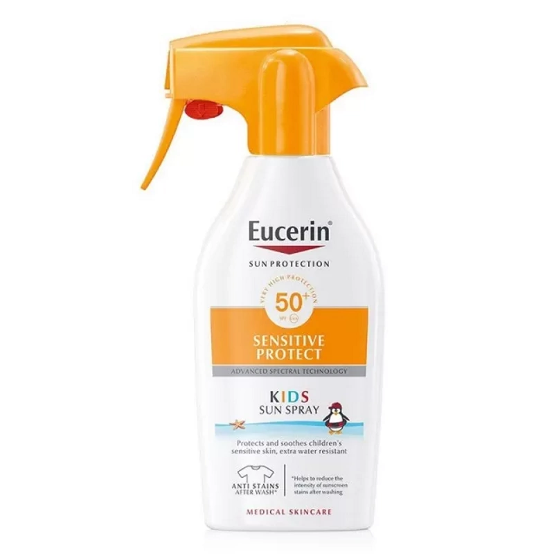 Eucerin Sun Sprej na pumpicu za zaštitu osetljive dečje kože od sunca SPF 50+ 250 ml