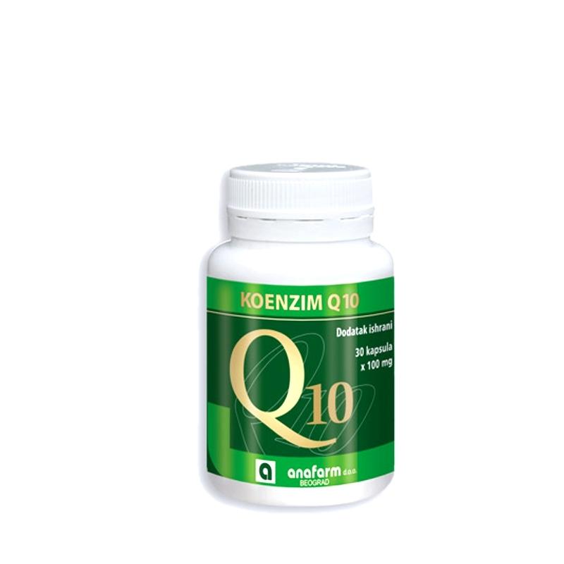 Koenzim Q10 kapsule 30×100 mg