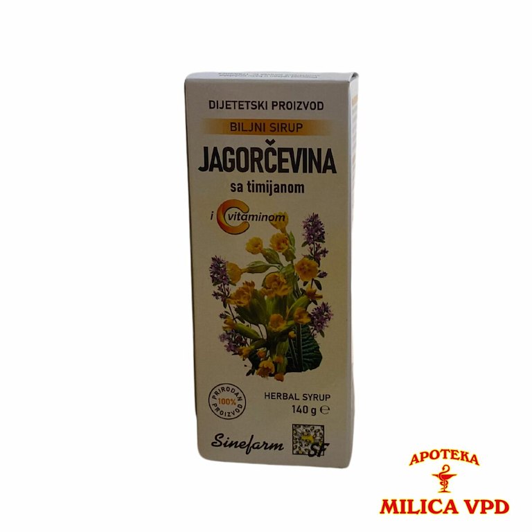 Sirup sa jagorčevinom i vitaminom C sinefarm 140 ml