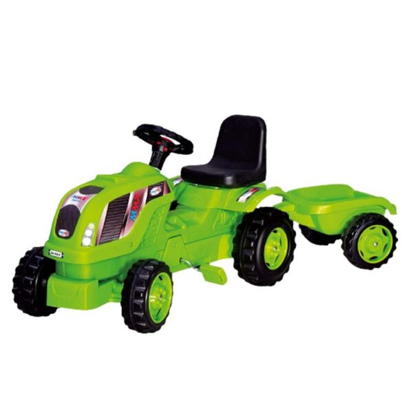 Traktor sa prikolicom i Podesivim sedištem 010275 – zeleni