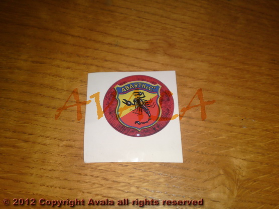 Stiker okrugli 50mm "Abarth" (stari znak) *10902294*