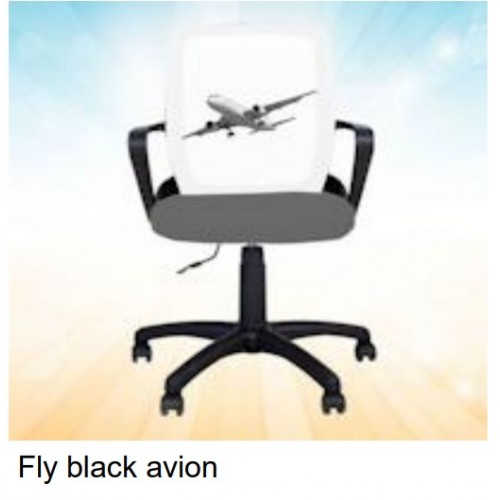 Dečija Stolica Fly Black Avion