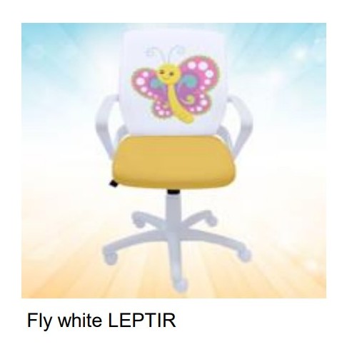 Dečija Stolica Fly White Leptir