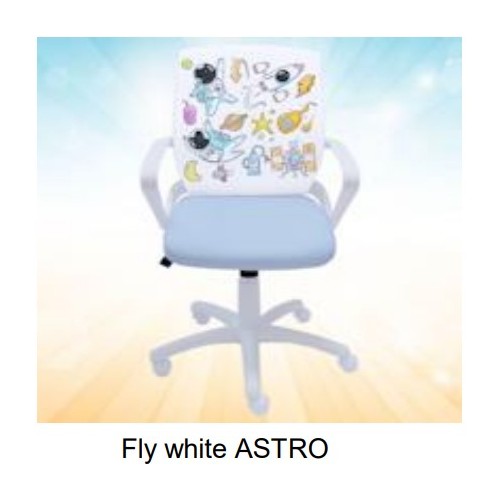 Dečija Stolica Fly White Astro