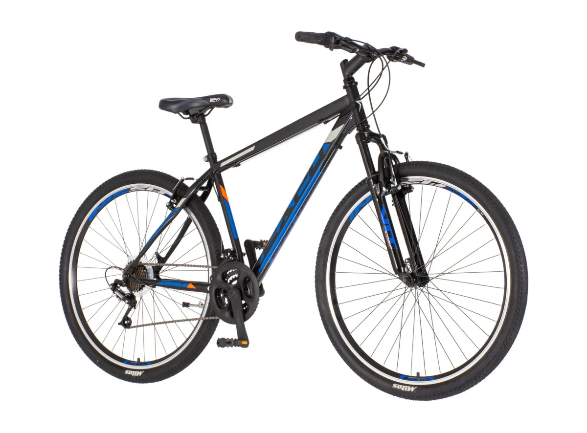 BICIKL MTB EXPLORER FORCE 29" AMORTIZER 19" V-BRAKE 21 BRZINA 170-185CM (L) CRNO PLAVI