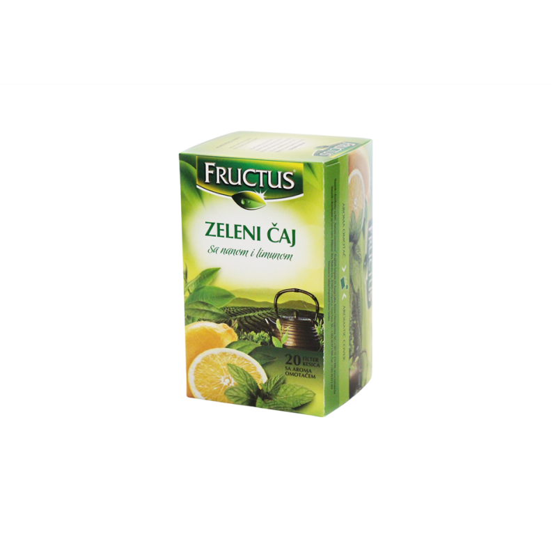Fructus zeleni čaj sa limunom i nanom A20 kesica