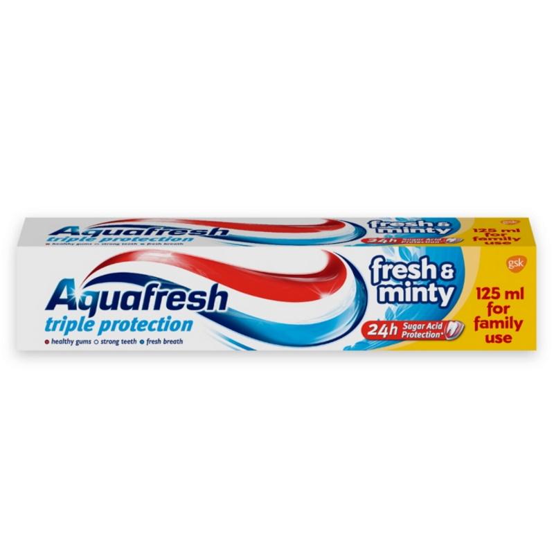 Aquafresh fresh and minty pasta 125ml