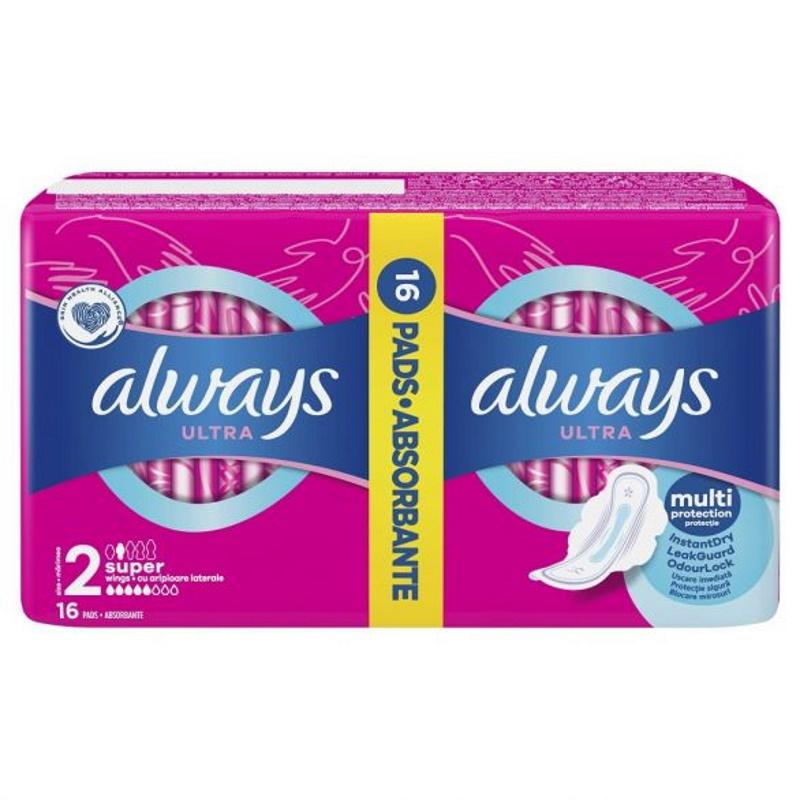 Always super plus higijenski ulošci duo pack A16