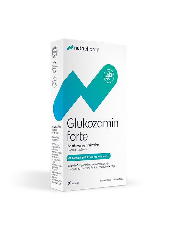 Nutripharm Glukozamin forte 1500 mg A30