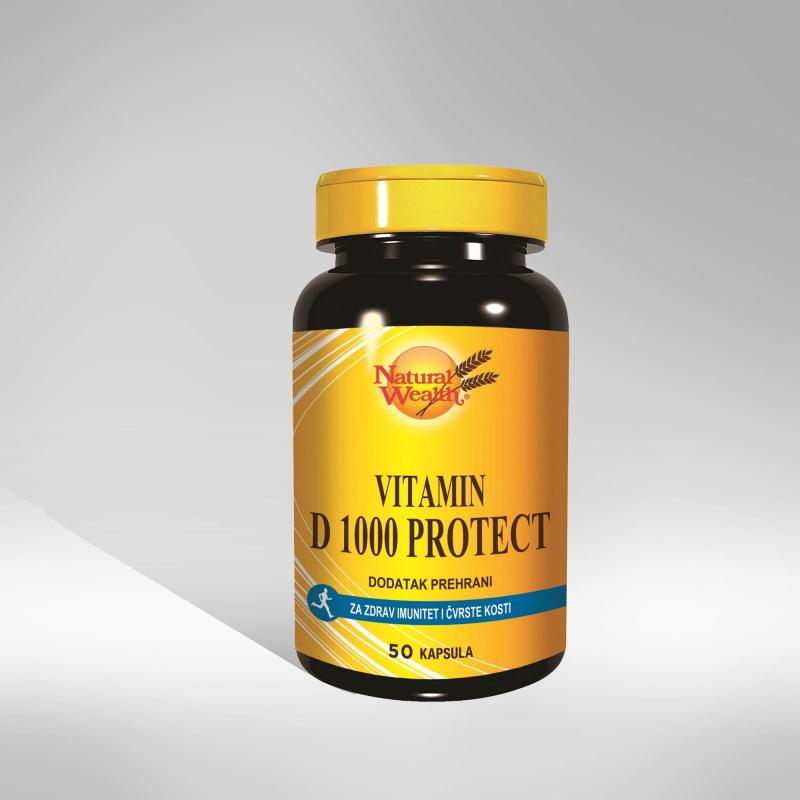 Natural Wealth Vitamin D-1000 IJ Protect A50