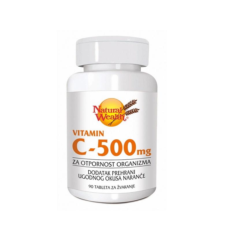 Natural Wealth Vitamin C-500 za žvakanje A90