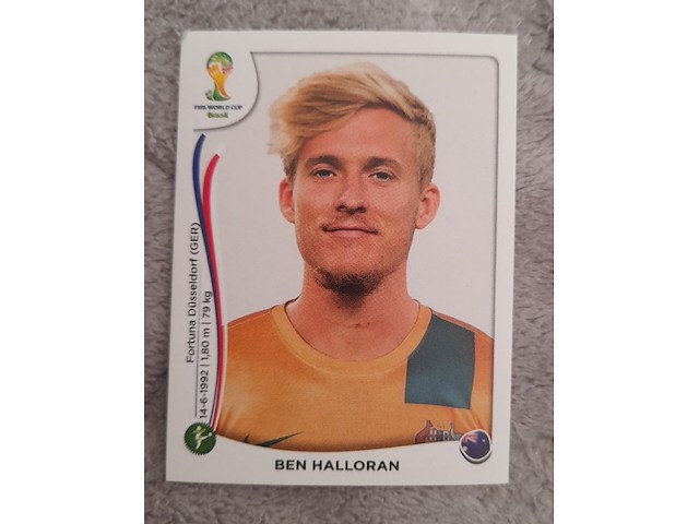 Fifa 2014, Brazil, Panini, Sličica #181