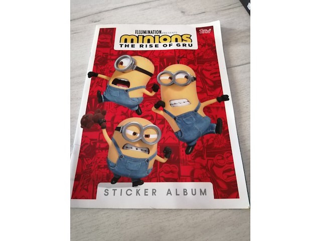 Album za sličice - Minions The Rise Of Gru