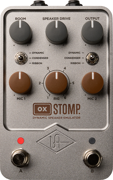 Universal Audio UAFX OX Stomp Dynamic Speaker Emulator pedala