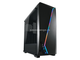 LC-POWER Kućište Gaming 700B Hexagon - LC-700B-ON Midi Tower Micro-ATX Mini-ITX ATX Bez napajanja...