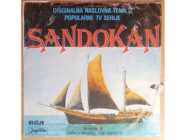 SP SANDOKAN (Oliver Onions) - original (1977) VG-/G+