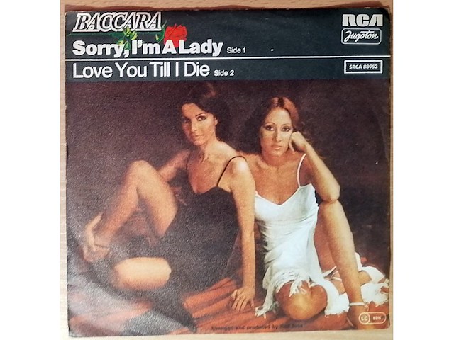 SP BACCARA - Sorry, I`m A Lady (1977) 1.pres, PERFEKTNA