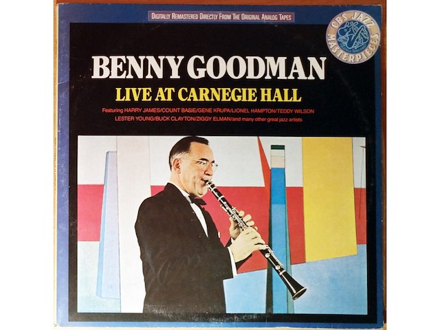 jazz 2LP: BENNY GOODMAN - Live At Carnegie Hall (1988)