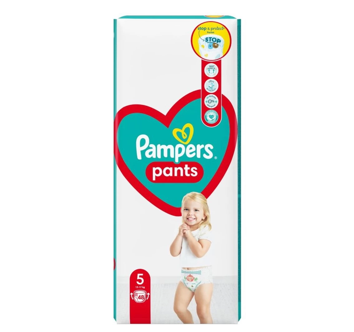 PAMPERS GAĆICE JUMBO PACK 5 12-18KG 48 KOM