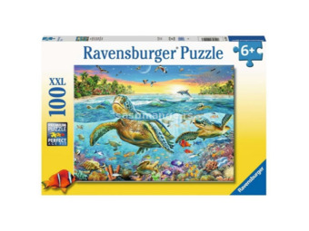 Ravensburger puzzle (slagalice) - Plivanje sa kornjačama