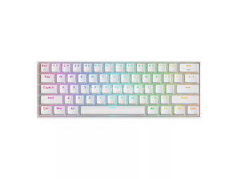 Draconic K530 PRO RGB Mechanical Gaming Keyboard, 2.4G,BT, 60% White