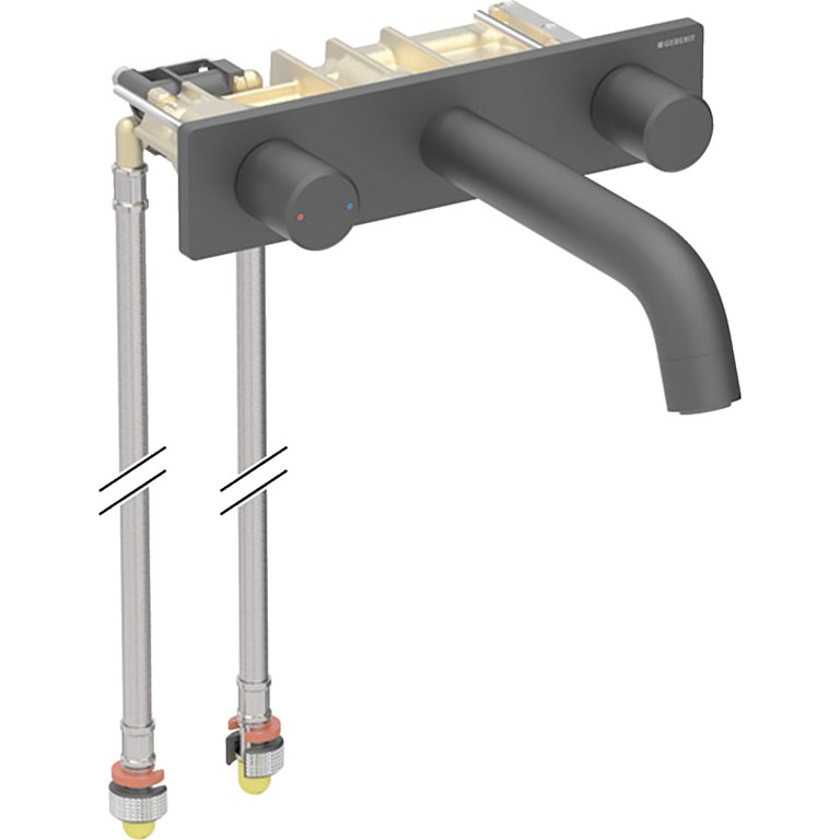 Geberit ONE armatura sa četvrtastim dizajnom, za Geberit ONE instalacioni element, mat crna, 18 cm