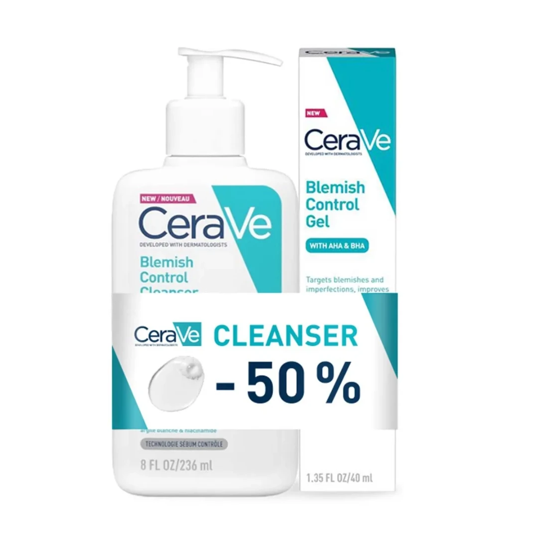 CeraVe® PROMO Blemish Control Gel i Blemish Control Gel za Čišćenje za Kožu sklonu Nepravilnostima i Flekama