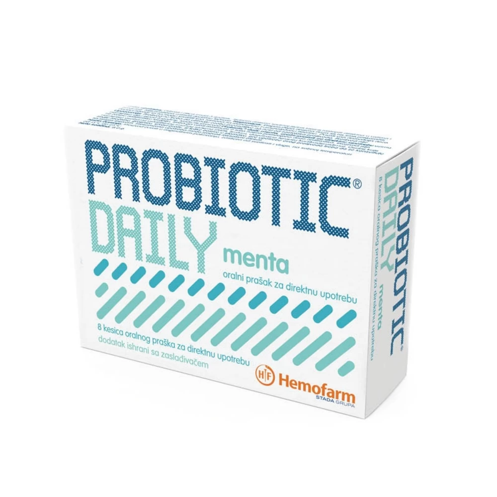 Hemofarm Probiotic® Daily Direkt Menta 8 Kesica