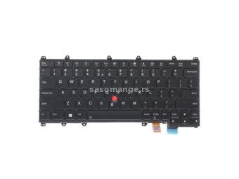 Tastatura za laptop Lenovo ThinkPad X380 Yoga crni frejm