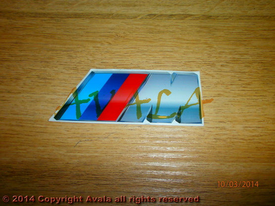 Stiker 78x30mm "///M" *10902557*