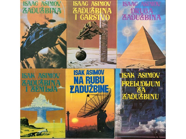 Isak Asimov - ZADUŽBINA 1-6 (komplet)