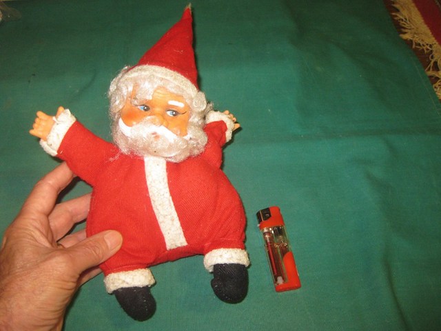 Figura - Deda Mraz (krpena sa rajsferšlusom od 8 cm)