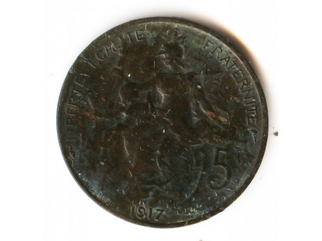 Francuska 5 centimes 1917