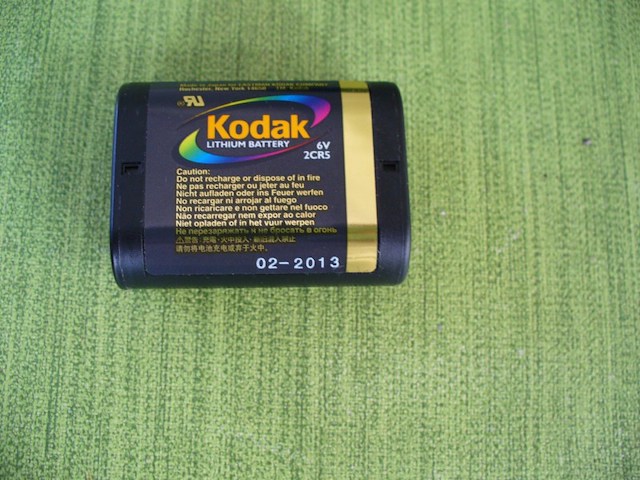 Kodak Li-ion 6v  2CRS