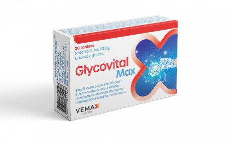 GLYCOVITAL MAX 20 TABLETA