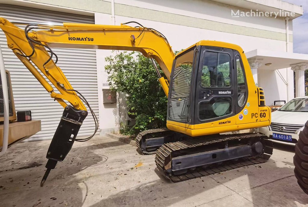 Komatsu PC60 With Hammer Excavator mini bager