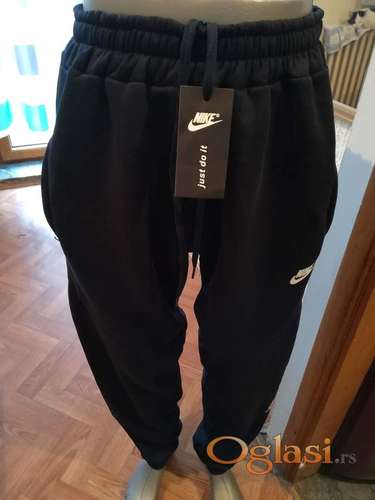 Nova muska pamucna trenerka donji deo Nike Crna 2XL 3XL Ranfla Novo