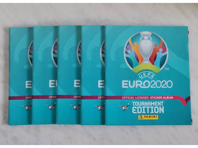 5 praznih albuma EURO 2020 Tournament edition