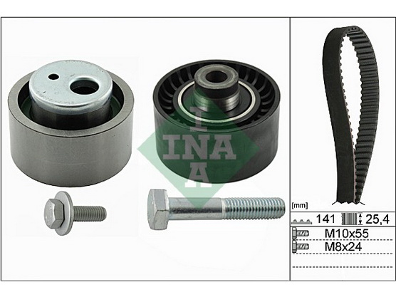 Kaiš zupčasti sa španerima set *12901065*