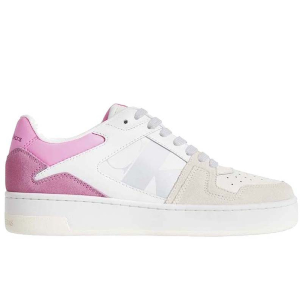 CALVIN KLEIN PATIKE BASKET CUPSOLE LACEUP MIX LTH WN ZA ŽENE