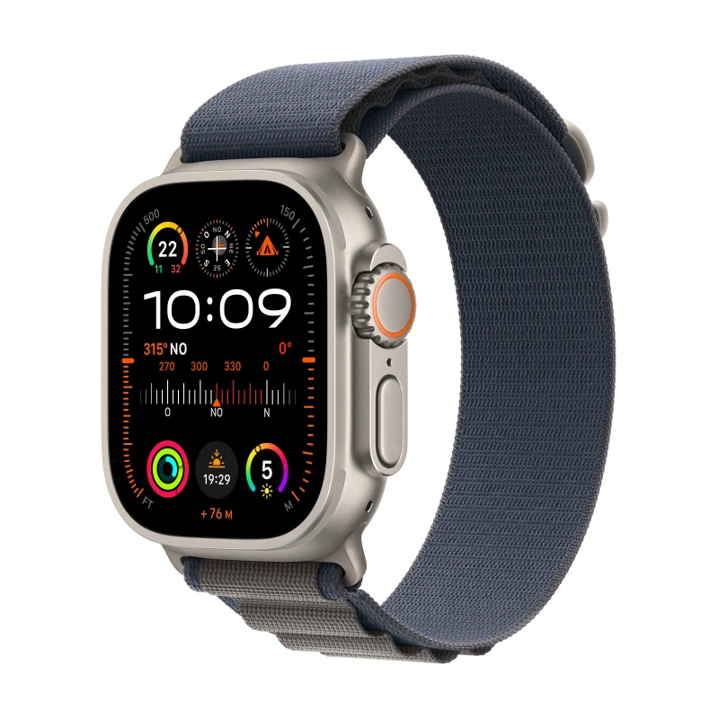 Apple Watch Ultra 2 Cellular (MREK3SE/A) 49mm Small Titanium Case with Blue Alpine Loop pametni sat