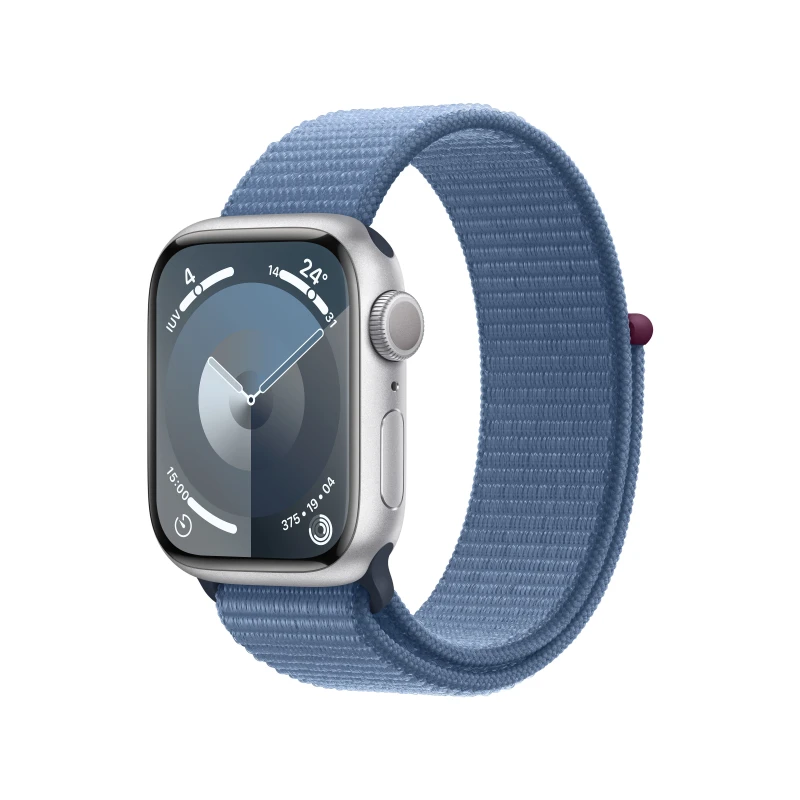 Apple Watch S9 GPS (MR923SE/A) 41mm Silver with Winter Blue Sport Loop pametni sat