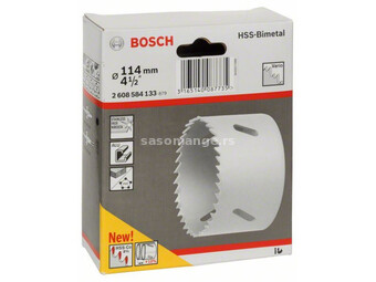 Bosch testera za otvore HSS-bimetal za standardne adaptere 114 mm, 4 1/2" ( 2608584133 )