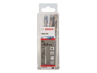 Bosch burgija za metal HSS-Co, DIN 338 8.5 mm, 1 komad ( 2608585895. )