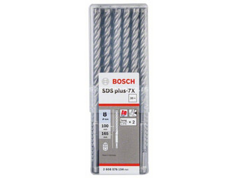 Bosch hamer burgija SDS plus-7X 8 x 100 x 165 mm, 1 komad ( 2608576194. )