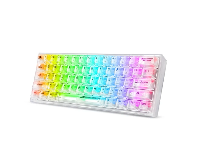 Redragon Fizz K617 RGB mehanička gejmerska tastatura bela